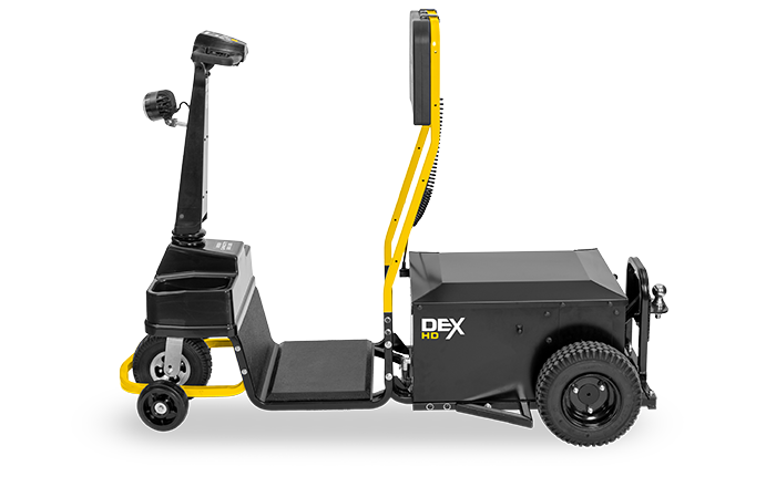 Dex HD tow tractor by Amigo Mobility has big impact with a small footprint